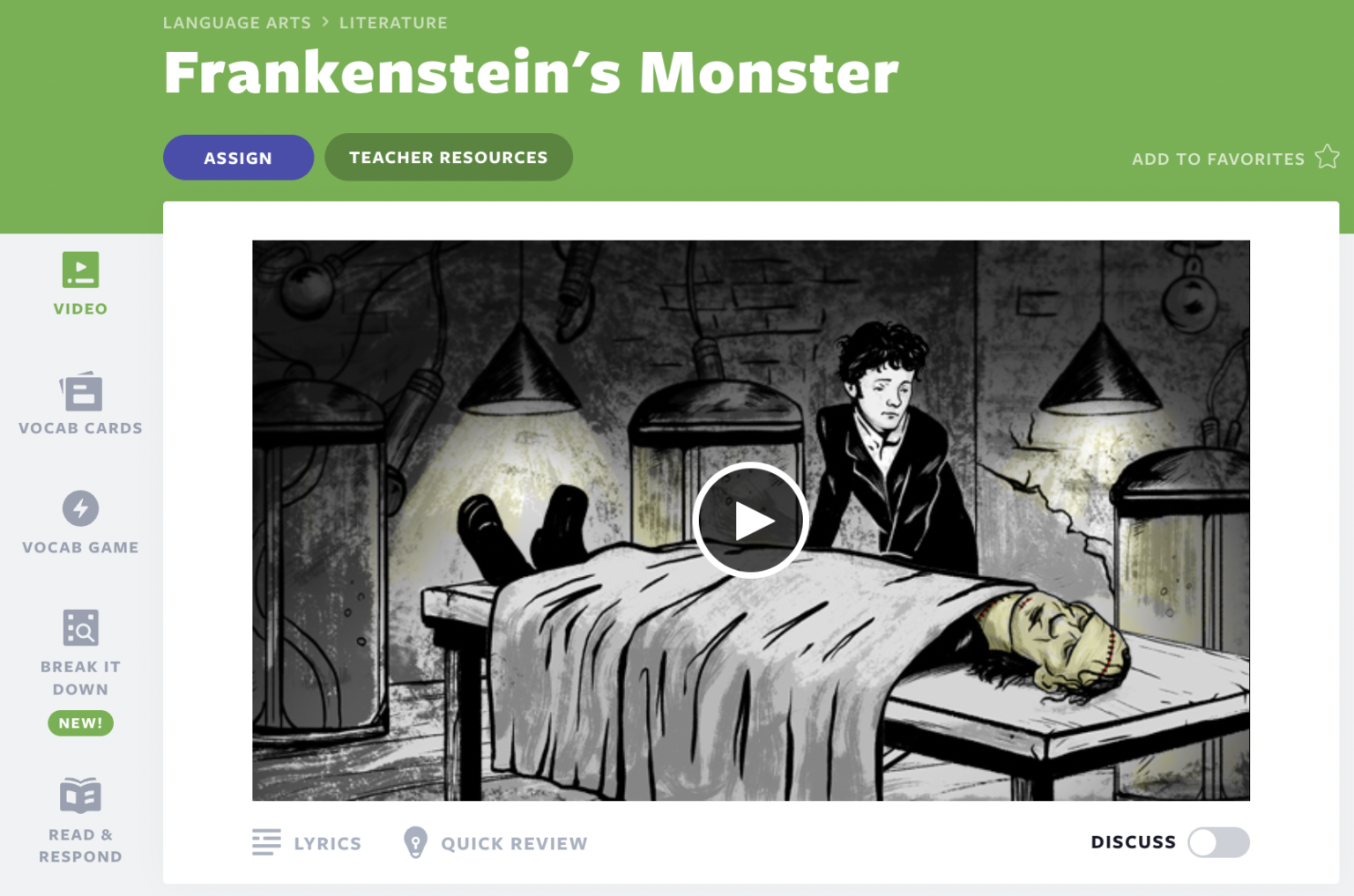 Teaching examples of juxtaposition in literature and poetry