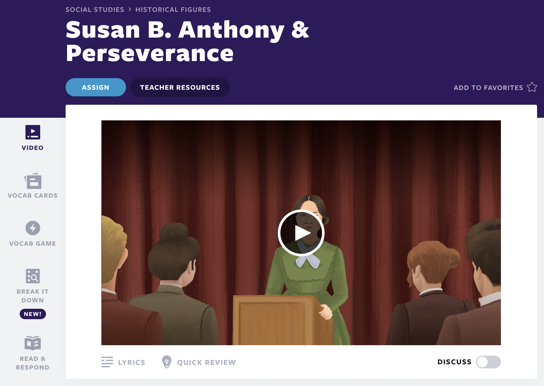 24 Video lessons to teach about famous women in history