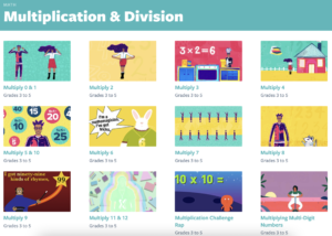 Fun ways to teach multiplication tables using video lessons & songs